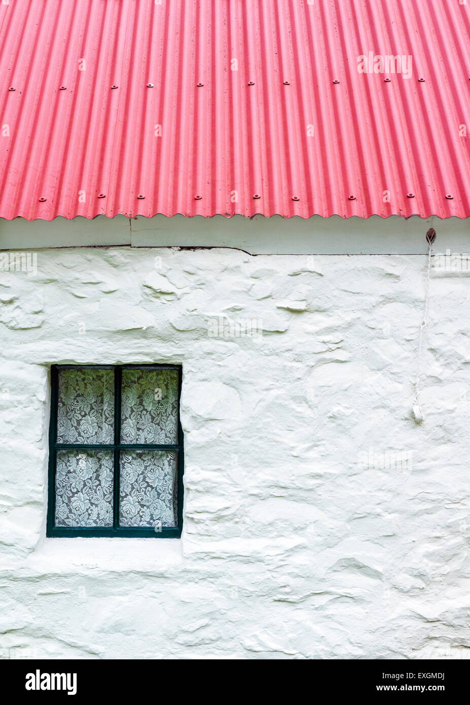 The Kitchen Window Of A Traditional Longhouse, Scotland Stock Photo - Alamy
