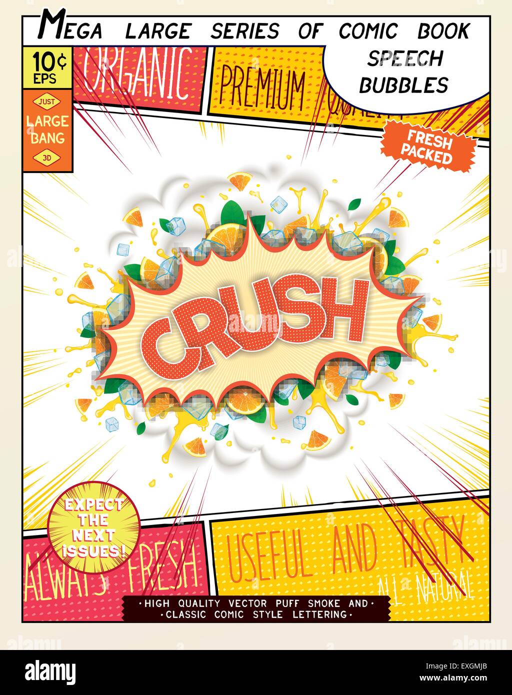 Crush ice Stock Vector Images - Alamy