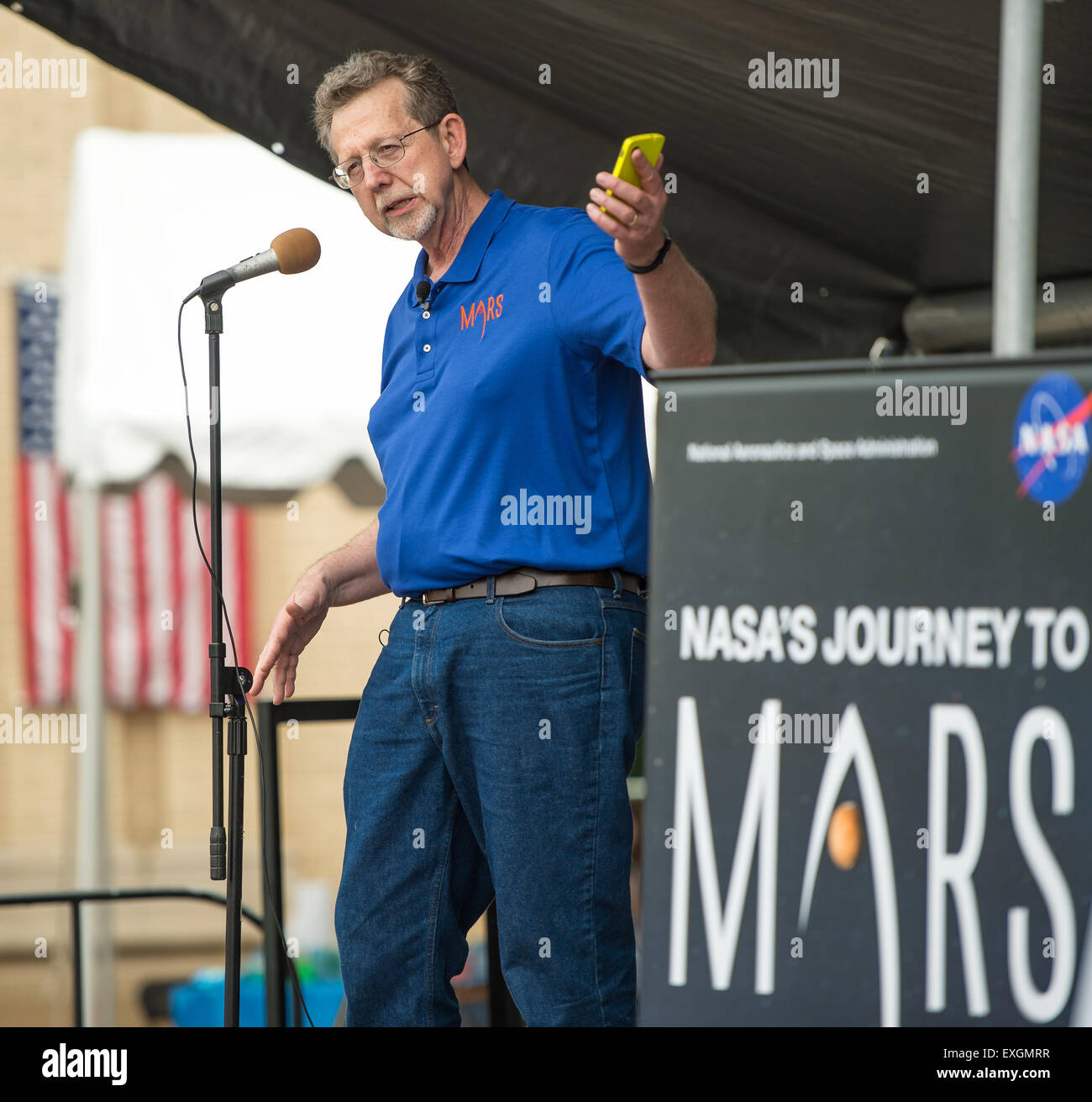 Jim Green, NASA's Director of Planetary Science, attends the Mars New ...