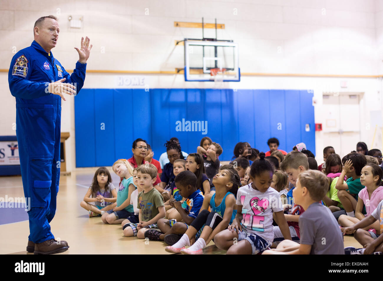 NASA astronaut Barry 'Butch' Wilmore spoke to students at the JBAB ...