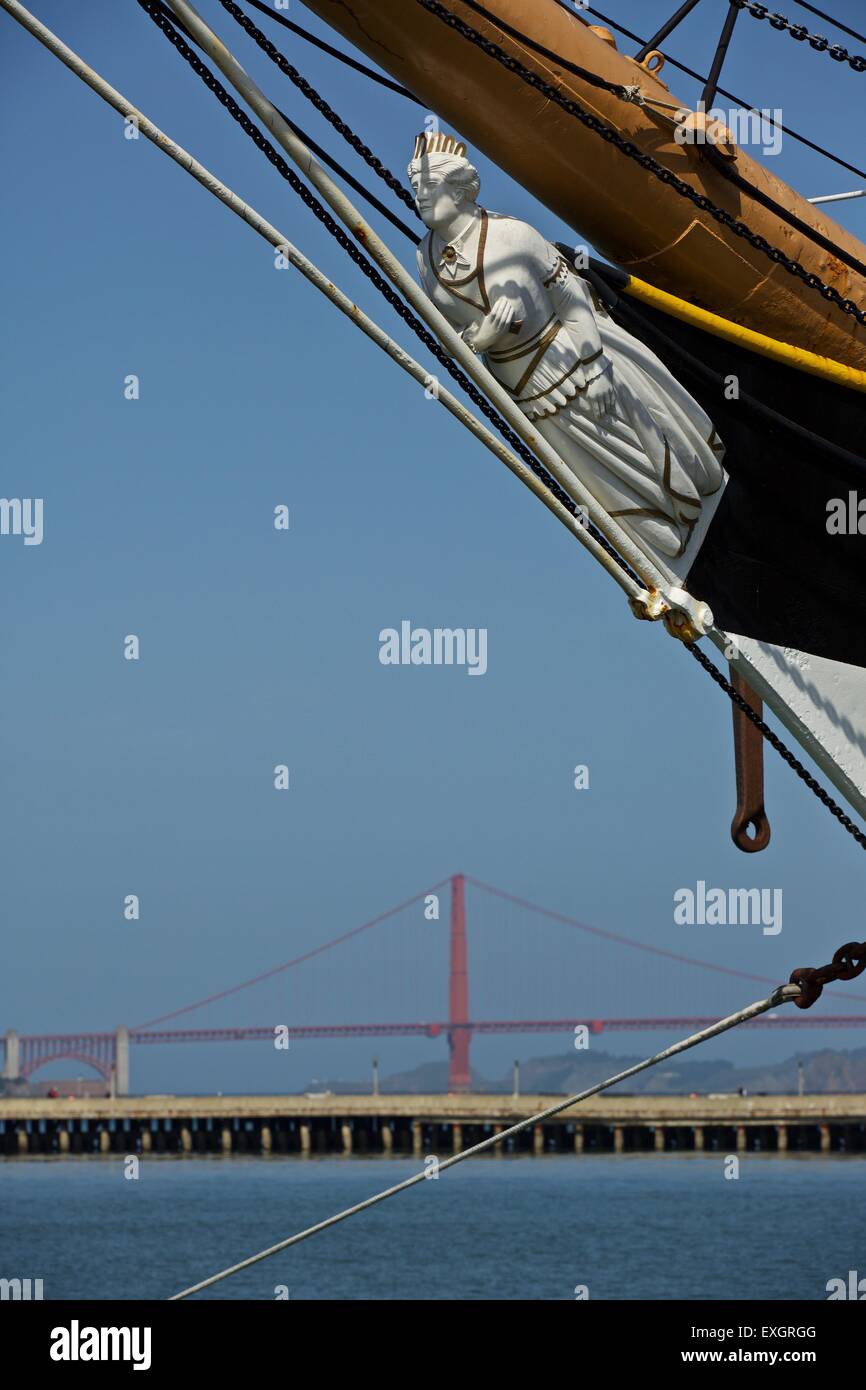 Figurehead And Landmark Stock Photo - Alamy