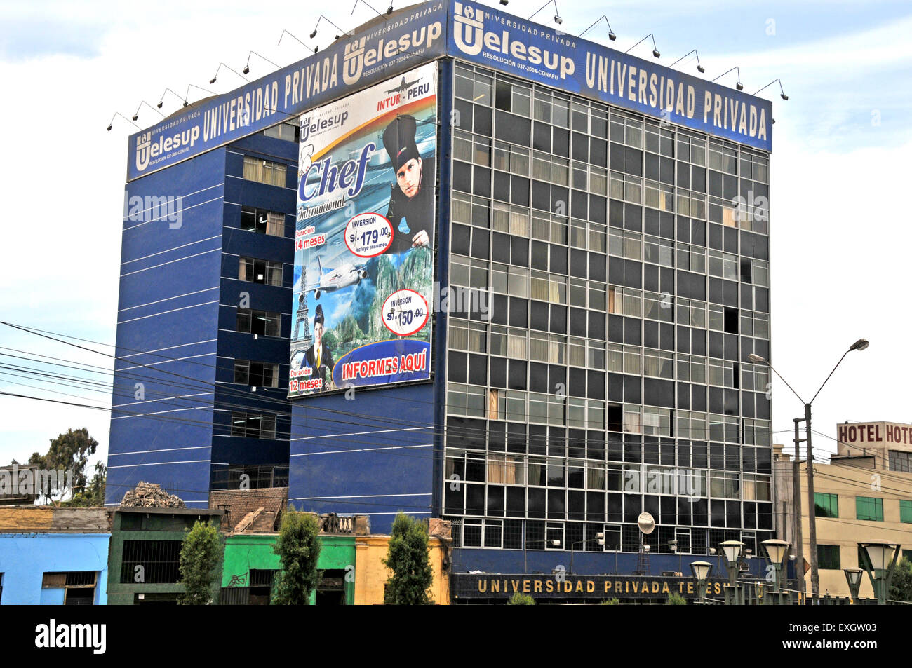 Universidad Privada Telesup Lima Stock Photo - Alamy