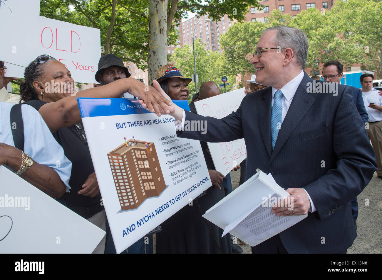 New York, NY, USA. 13th July, 2015. NY City Comptroller SCOTT STRINGER ...