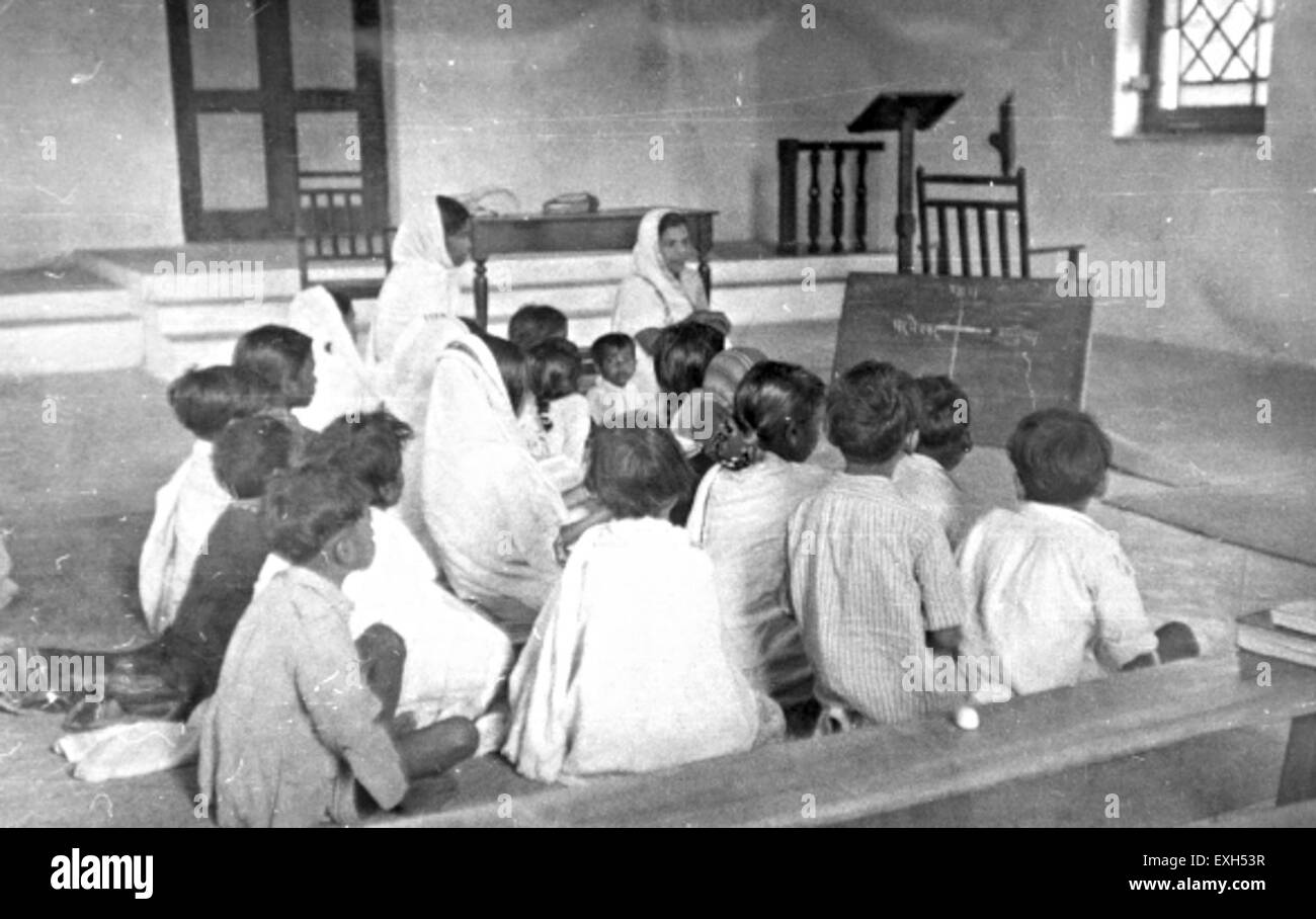 A Bible study session is conducted for children in a hostel in Latehar ...