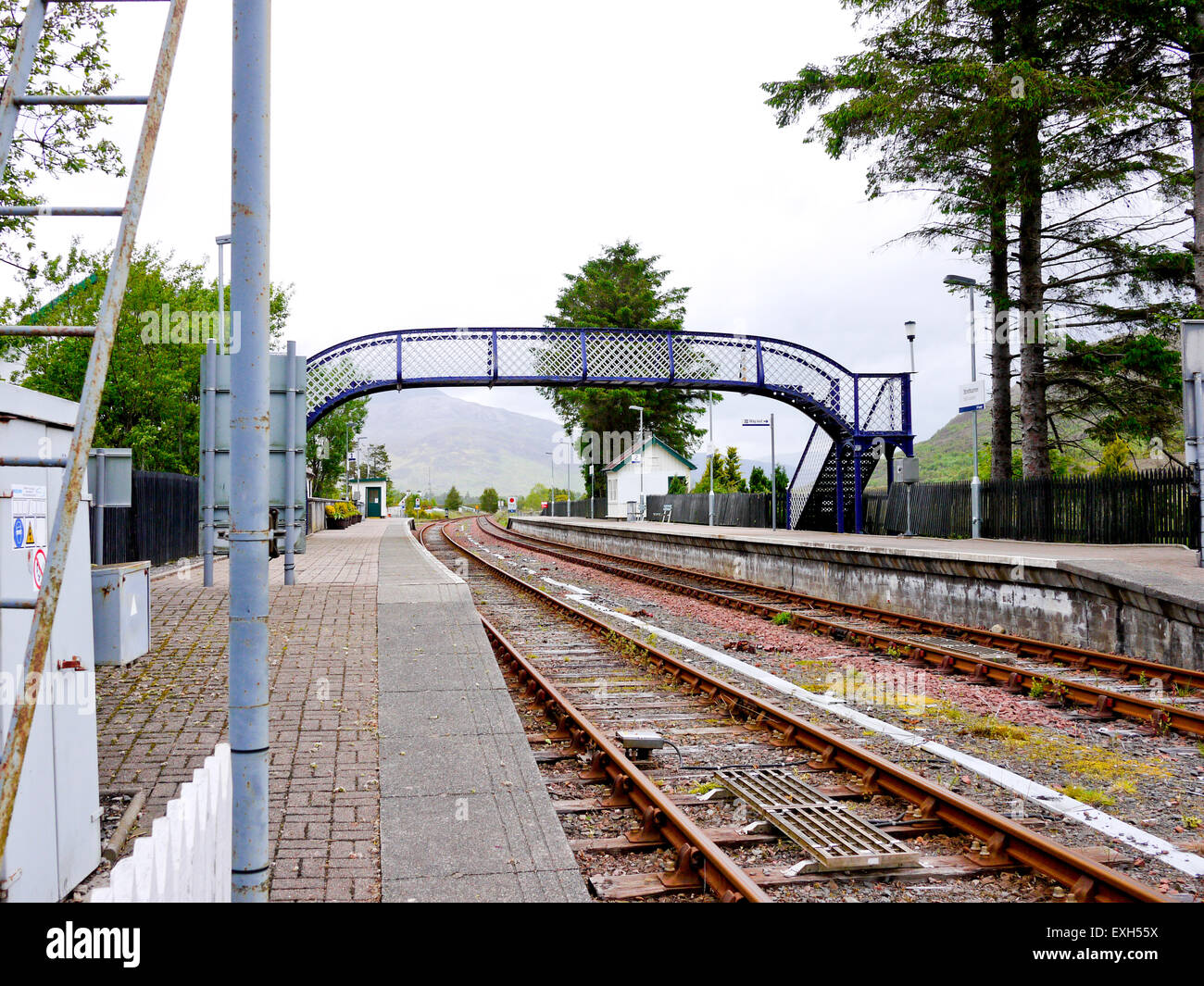 Strathcarron Railway Station, Strathcarron, Ross-Shire, Scotland, UK ...