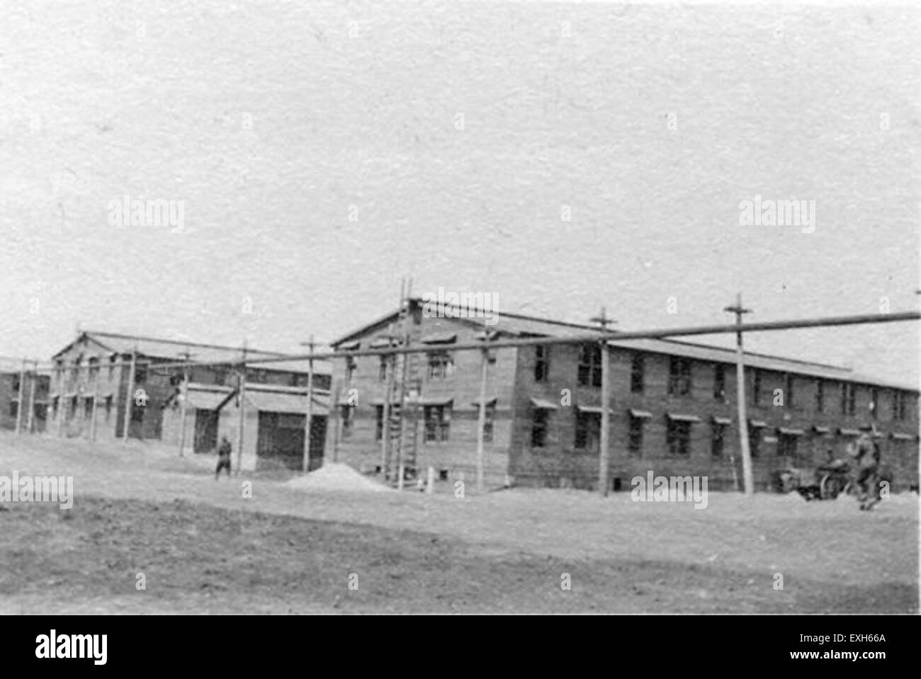 This image depicts Building 1734, likely a military or industrial ...