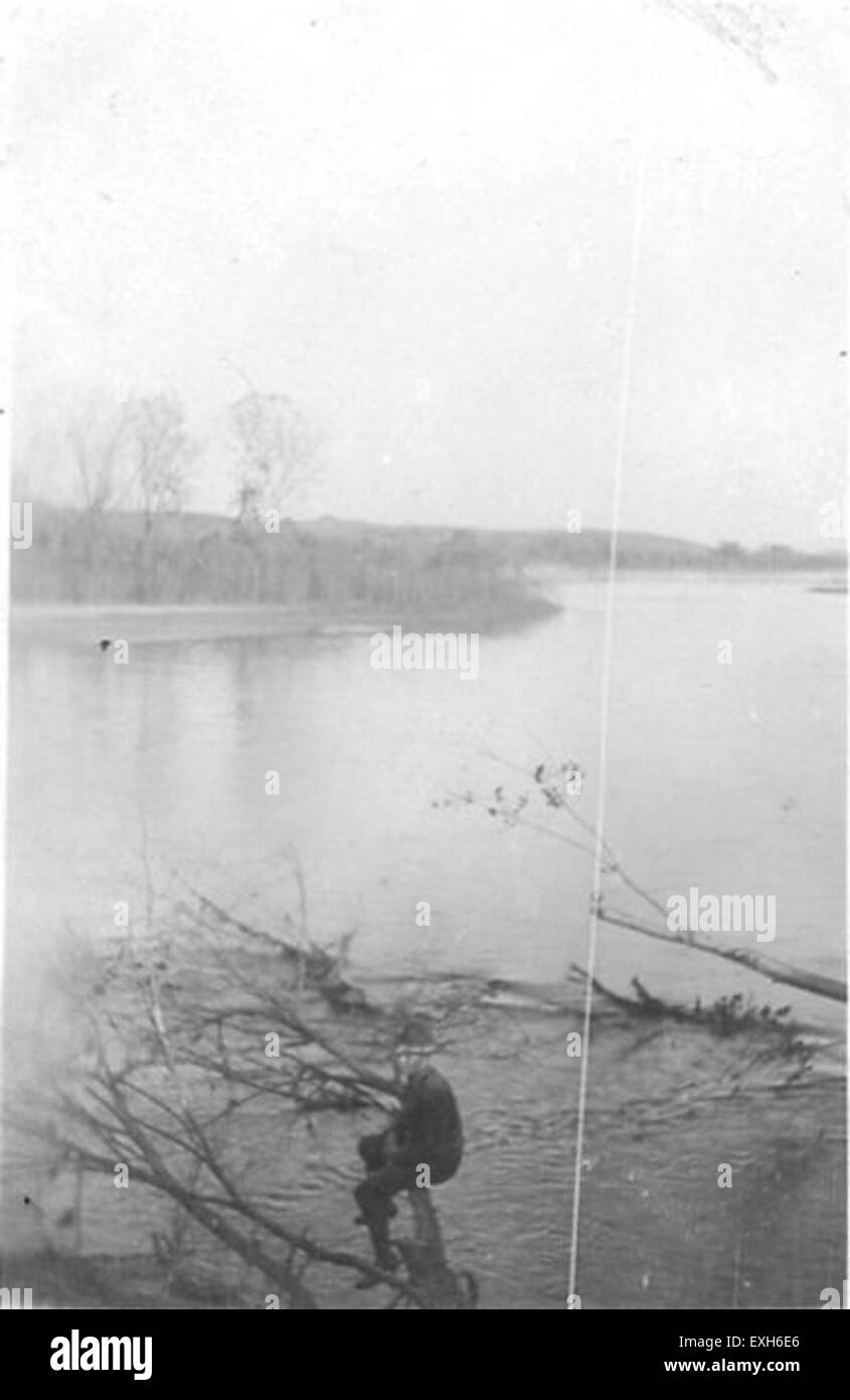 This image shows a scenic view by the Kaw River, reflecting the natural ...