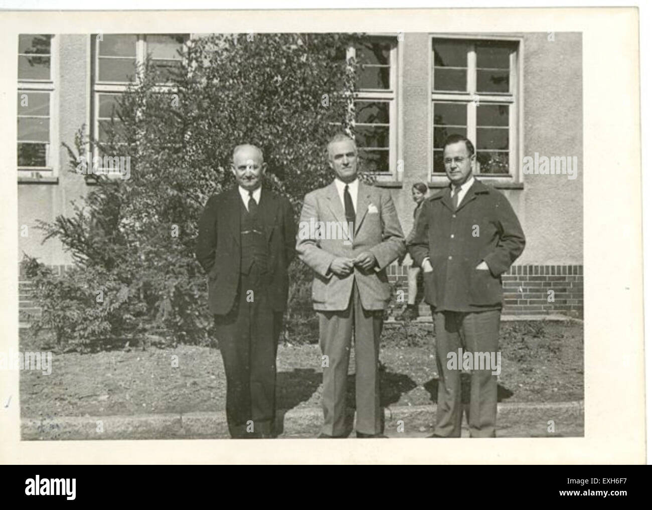 This photograph shows C. F. Klassen, J. J. Thiesen, and William T ...