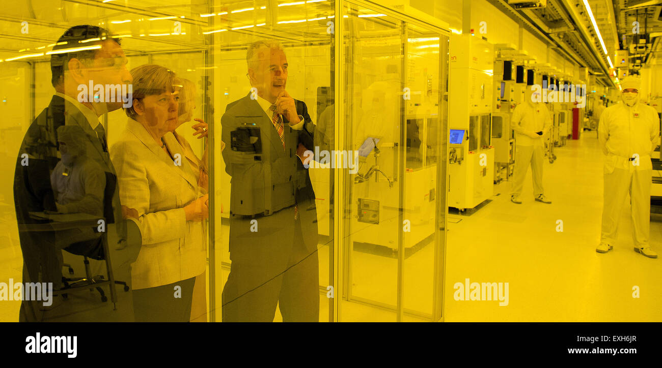 Dresden, Germany. 14th July, 2015. CEO of Globalfoundries, Sanjay K ...