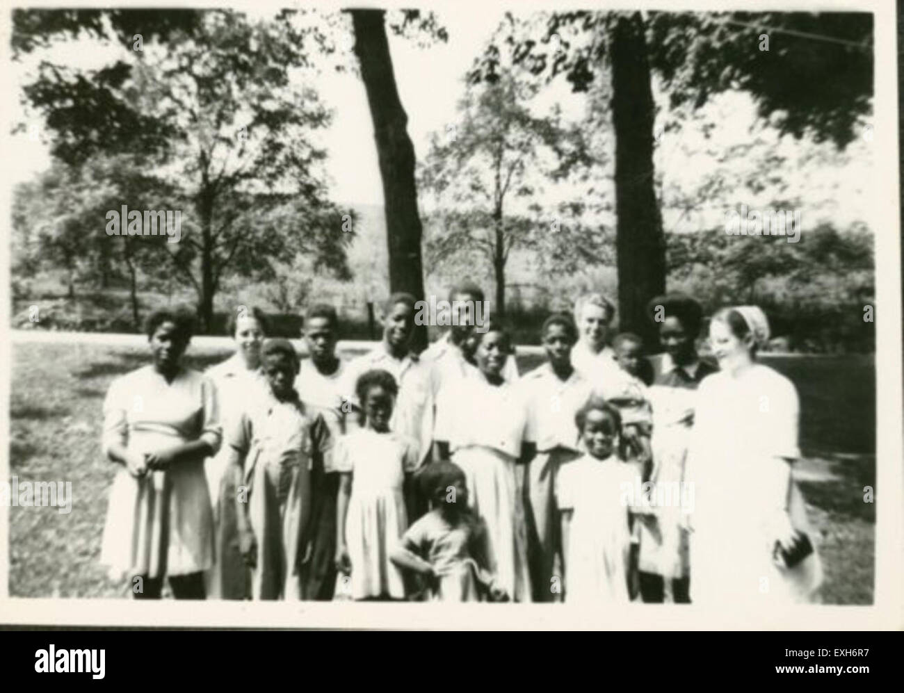 Camp Ebenezer staff and children are seen together, highlighting the ...
