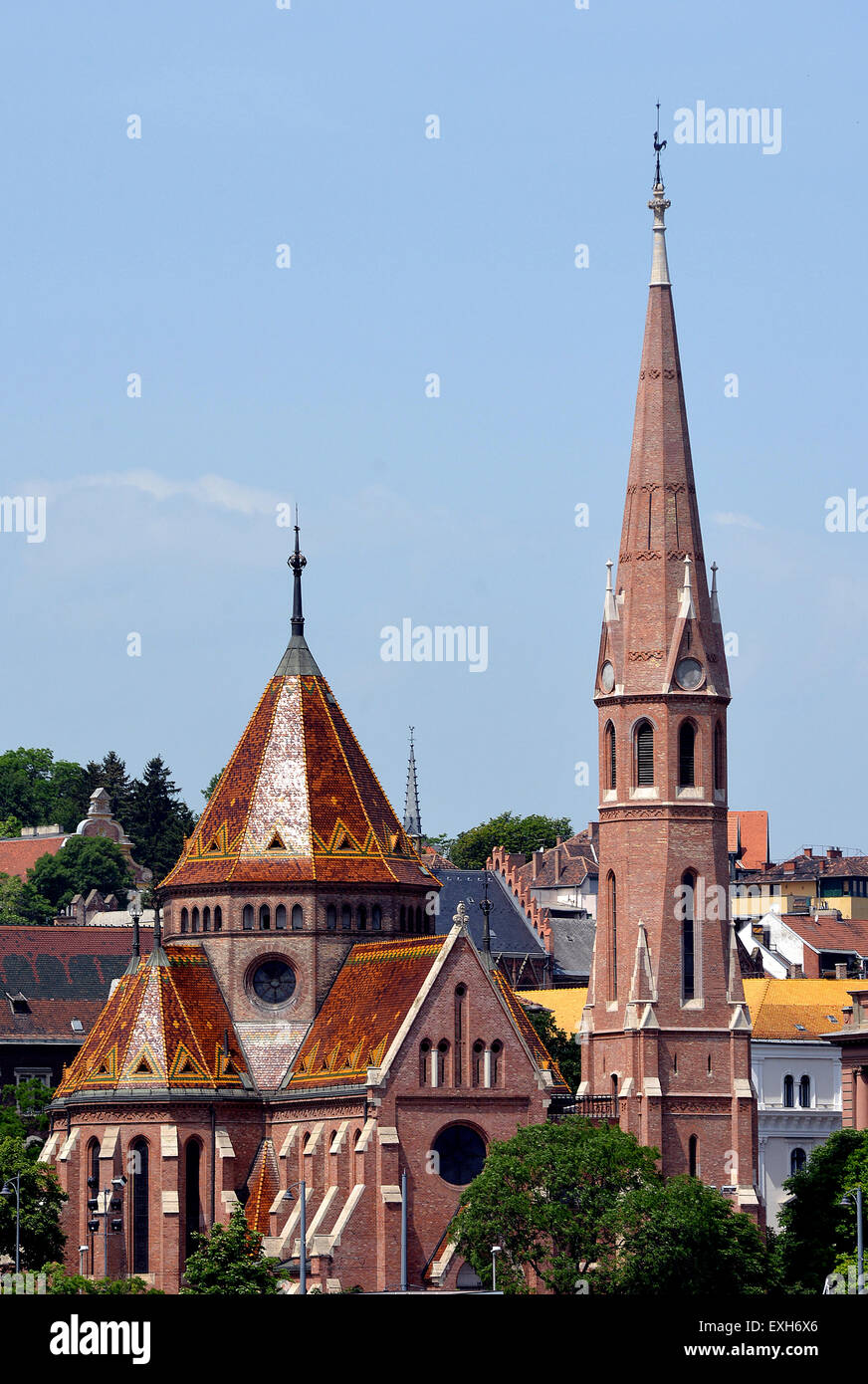 The Calvinist church in Buda, Budapest , Hungary Stock Photo - Alamy