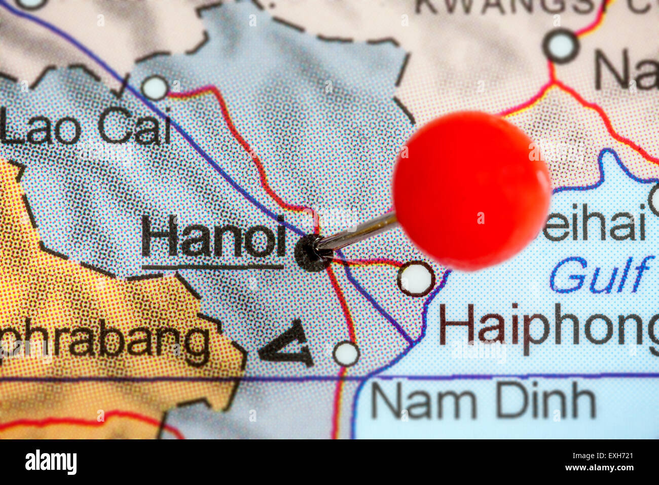 Hanoi map hi-res stock photography and images - Alamy