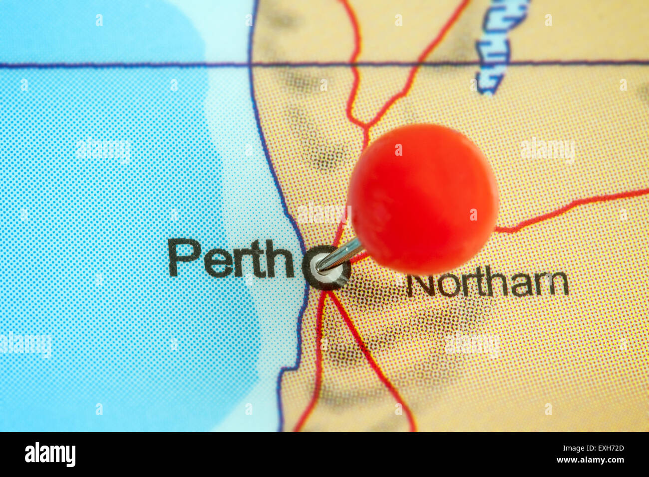 Map Of Perth Australia High Resolution Stock Photography and Images - Alamy