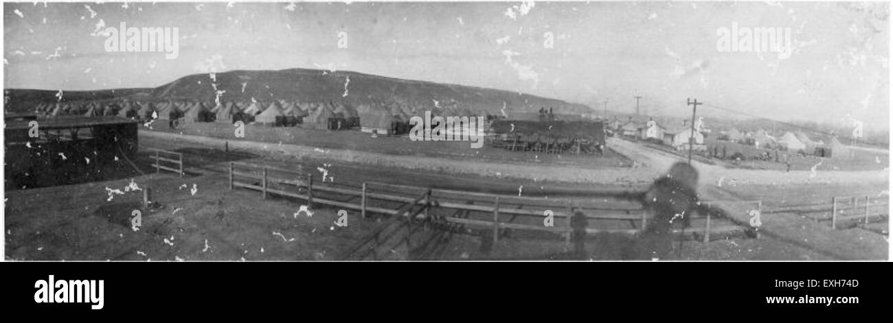 Camp Funston, a historic military training base at Fort Riley, Kansas ...