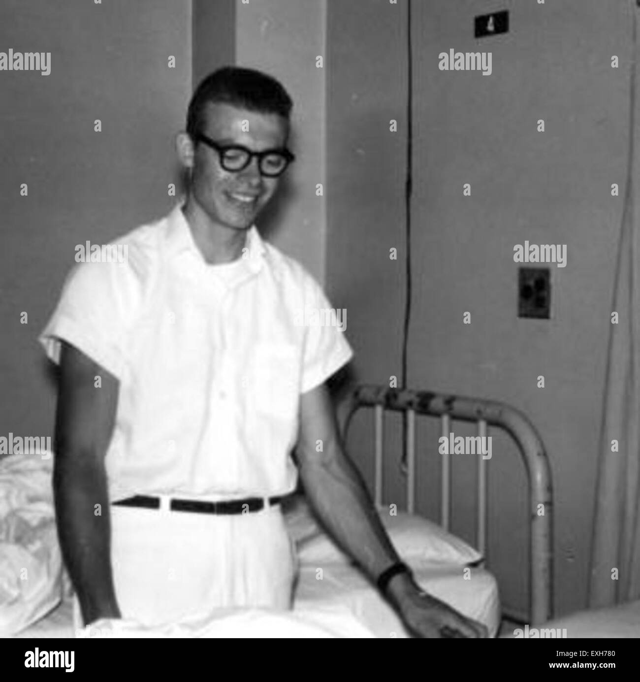 This image shows Carl Unzicker, a volunteer with the Mennonite Board of ...