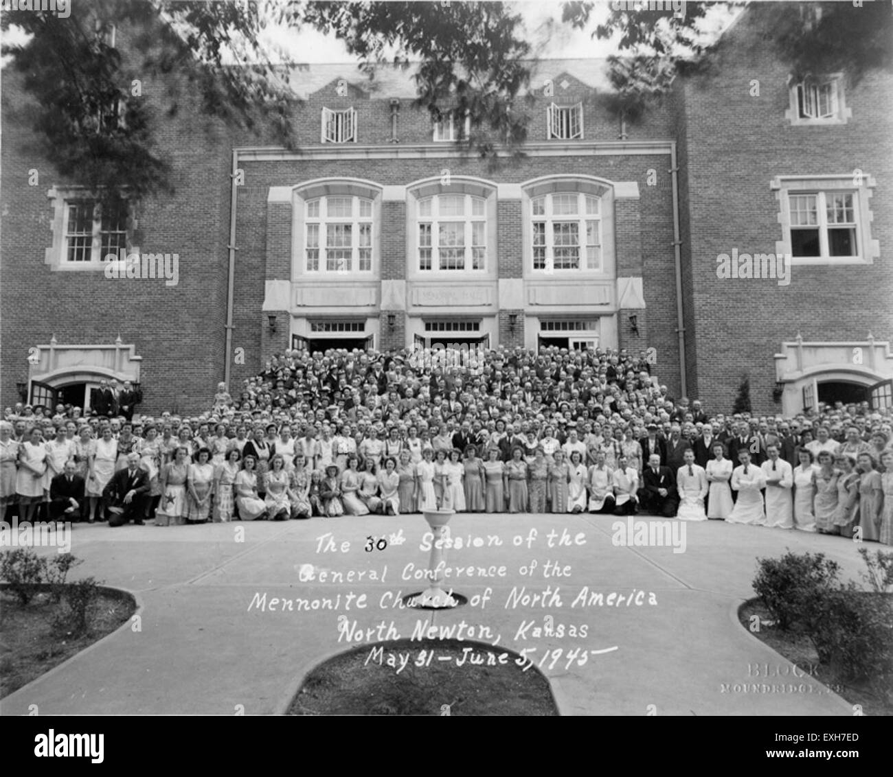 A session from the 1945 General Conference Mennonite Church meeting ...