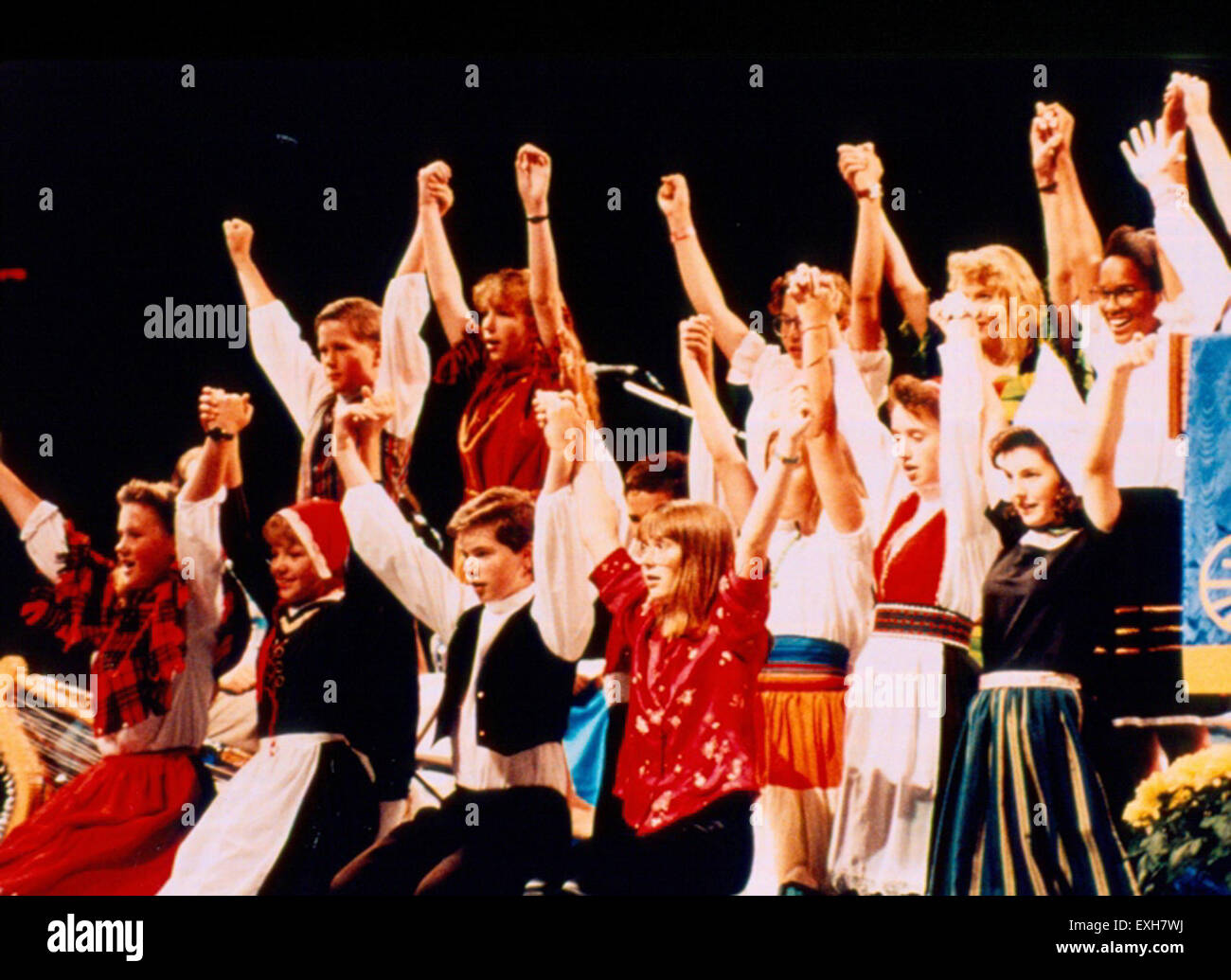 This image captures the children’s choir under the direction of Helen ...