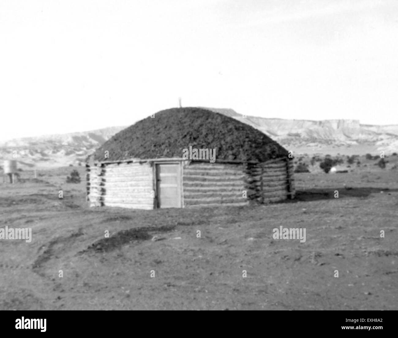 A church hogan, located in Chinle, Arizona, is a traditional structure ...