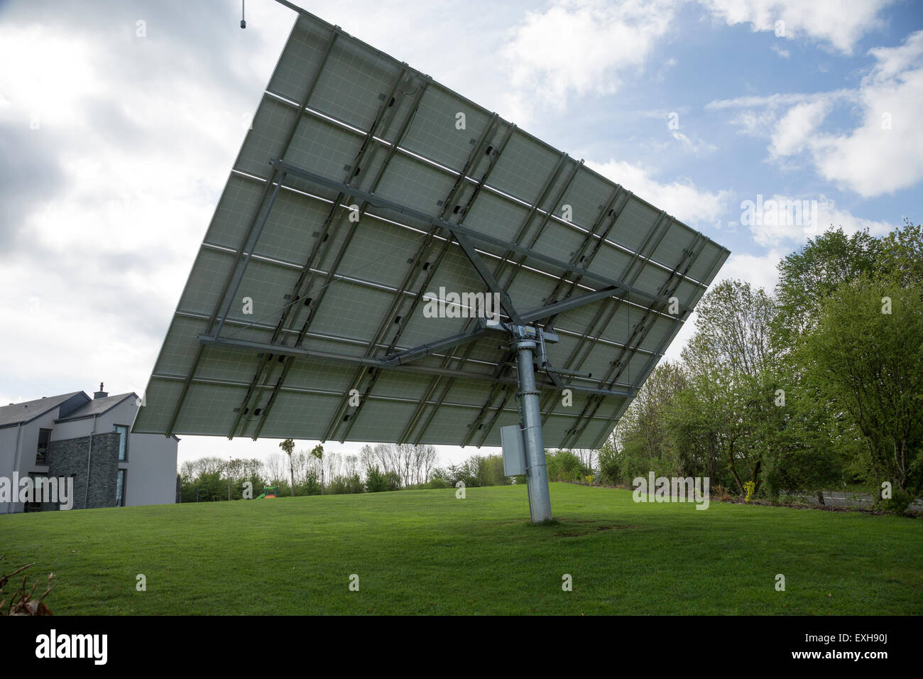 Dual axis 10 kW solar PV tracking array Habay Arlon Luxembourg Stock ...