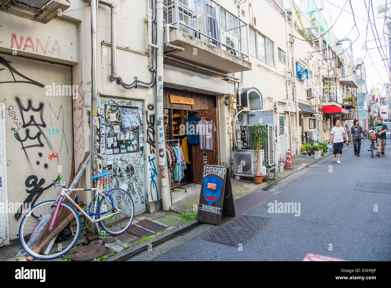 Shopping street around Koenji Station,Suginami-Ku,Tokyo,Japan Stock ...