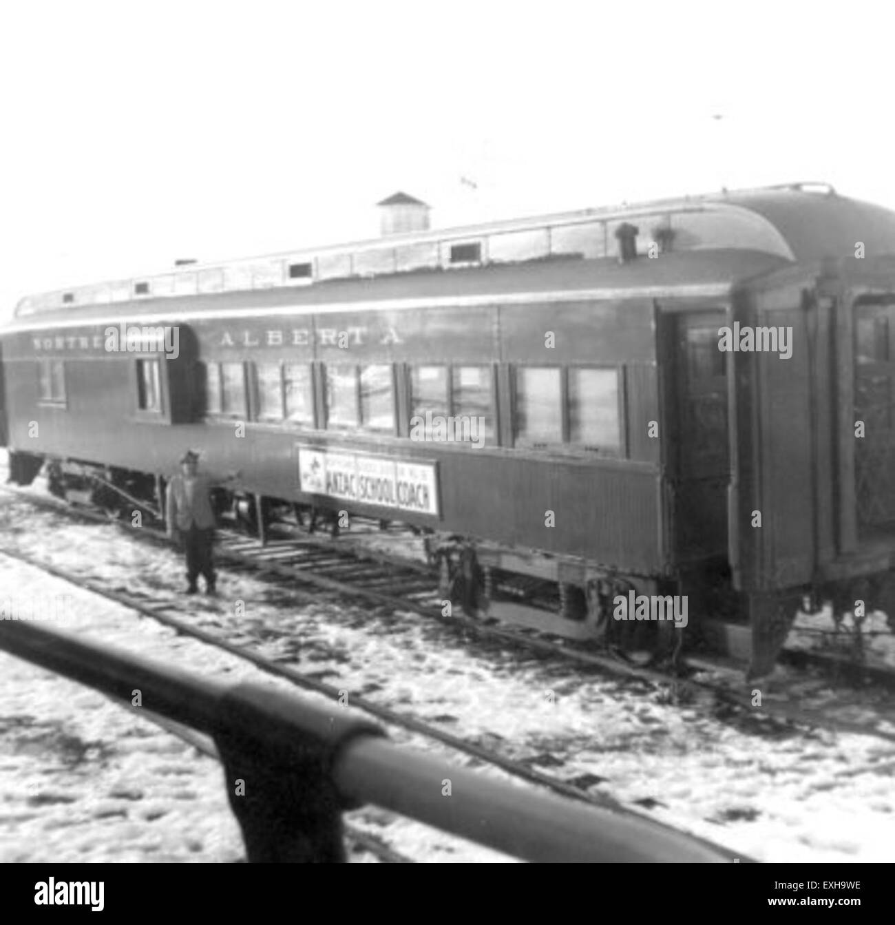 Old train coach Black and White Stock Photos & Images - Alamy