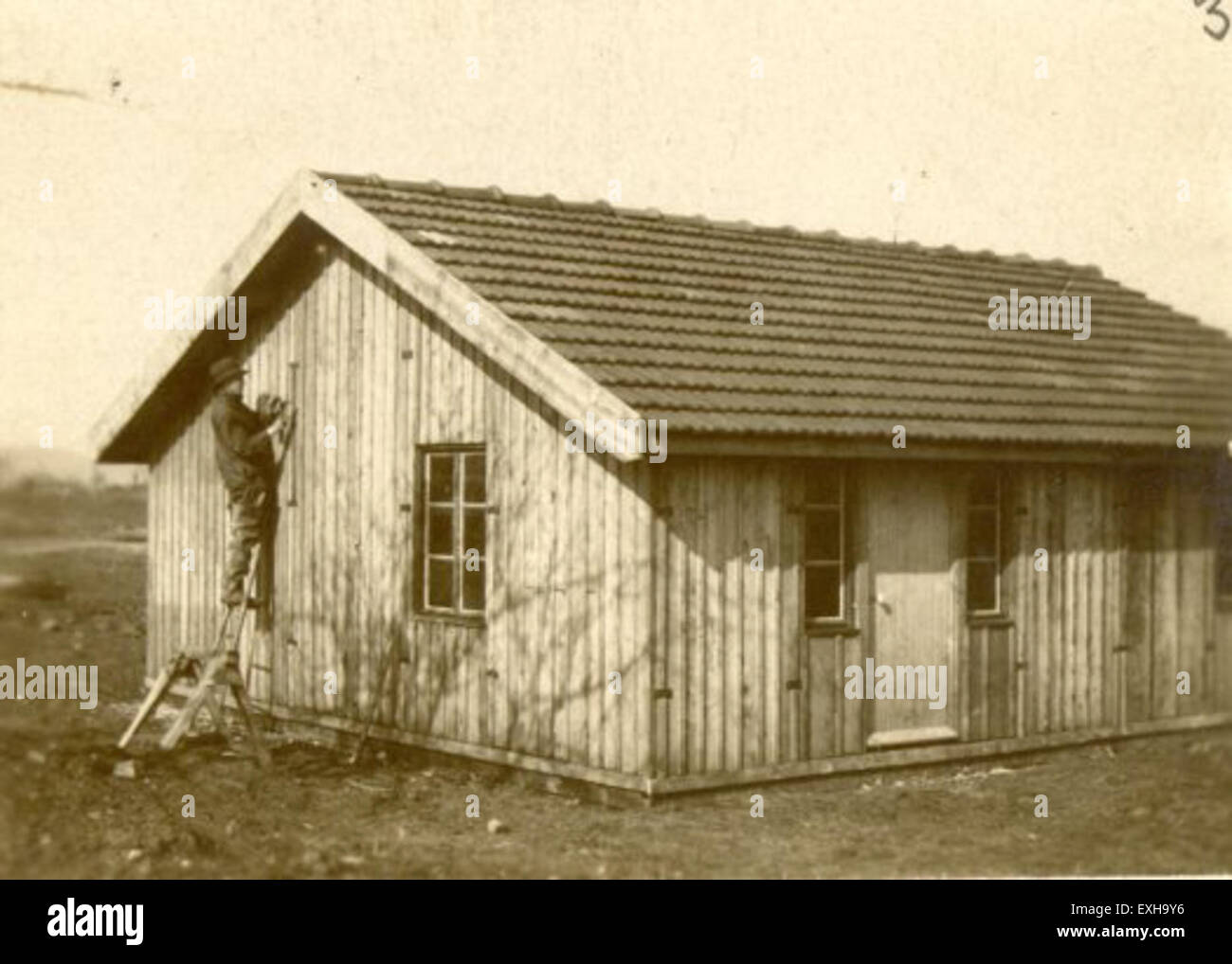 Jacob Conrad Meyer’s completed cottage in France, a result of post ...