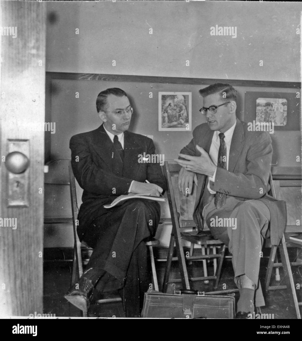 This photograph shows the 1956 General Conference of the Mennonite ...