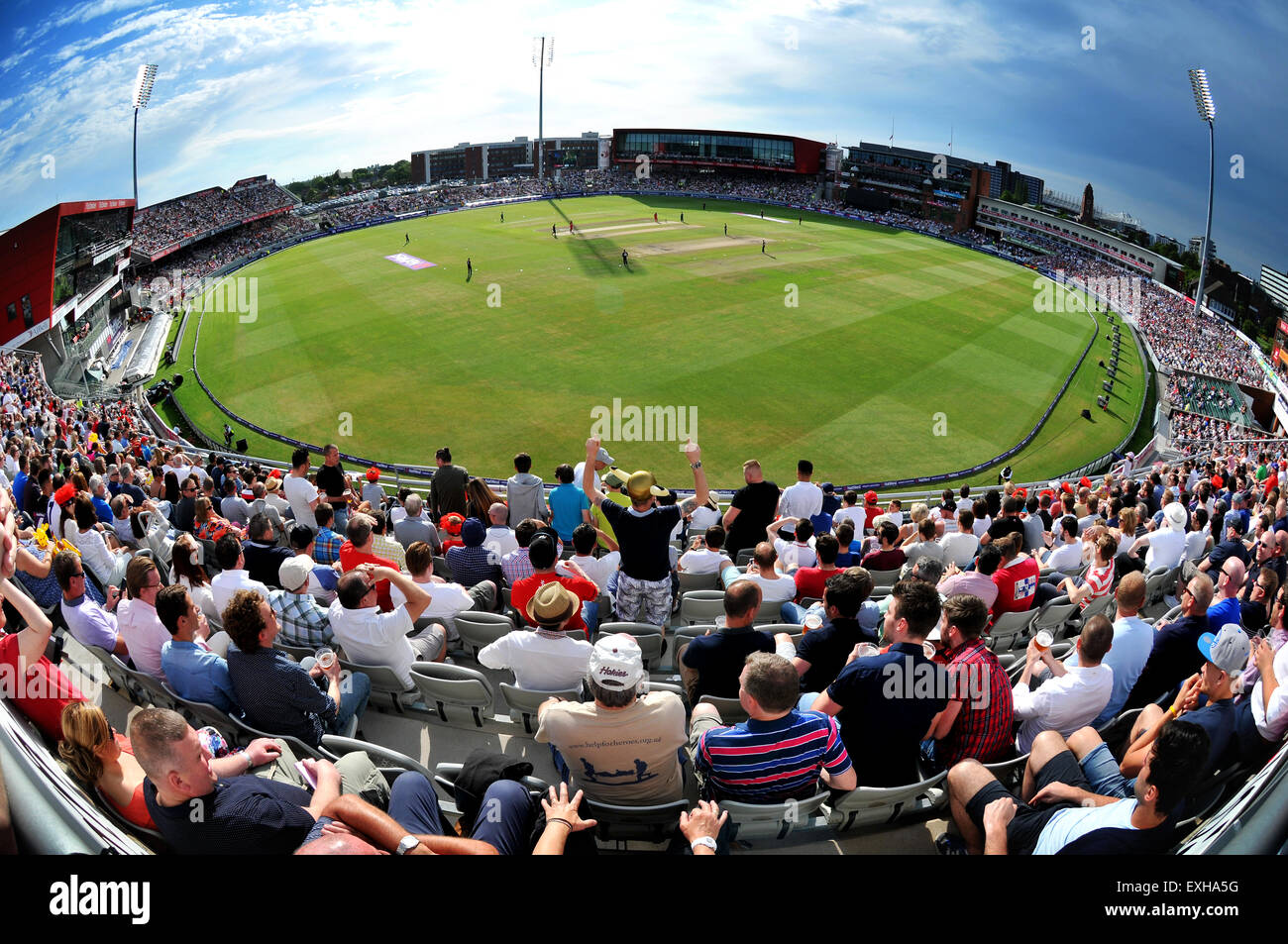 Panoramic view of Emirates Old Trafford, Manchester, England. T20 Blast ...