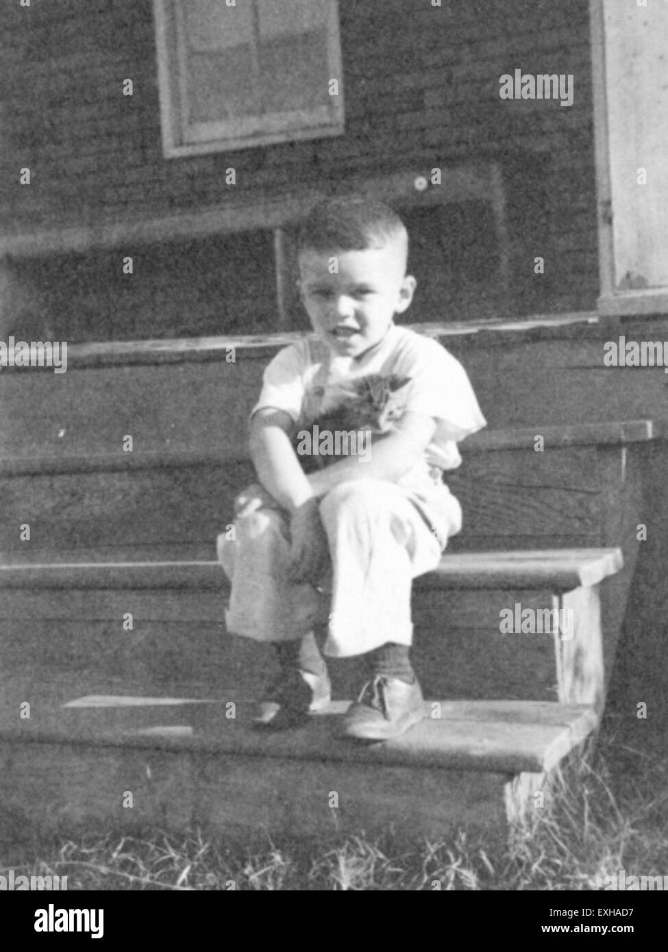 This photograph shows David Eash in Holsopple, Pennsylvania, with ...