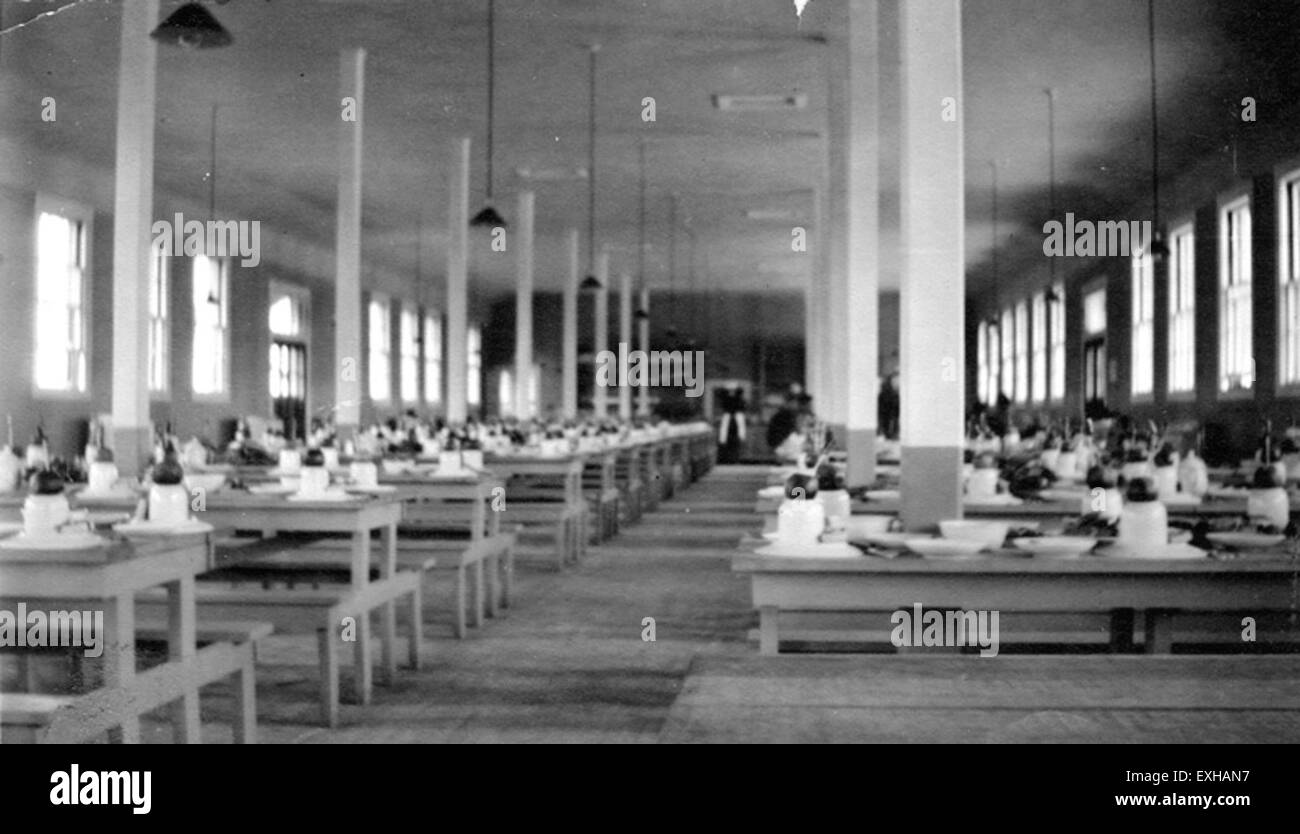 Old dining hall Black and White Stock Photos & Images - Alamy