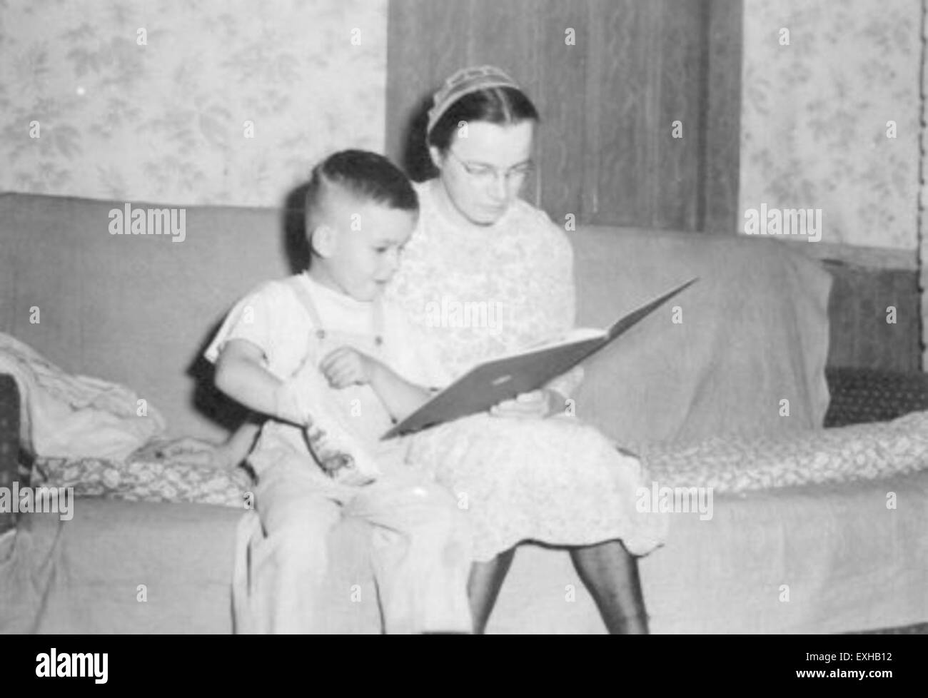 Edith Eash and her son are pictured in Hollsopple, Pennsylvania ...