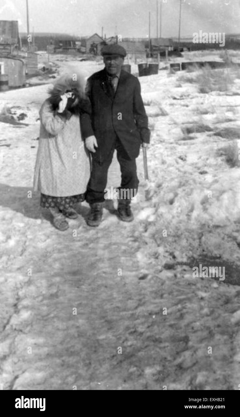 This photo shows elderly residents heading to church, reflecting their ...