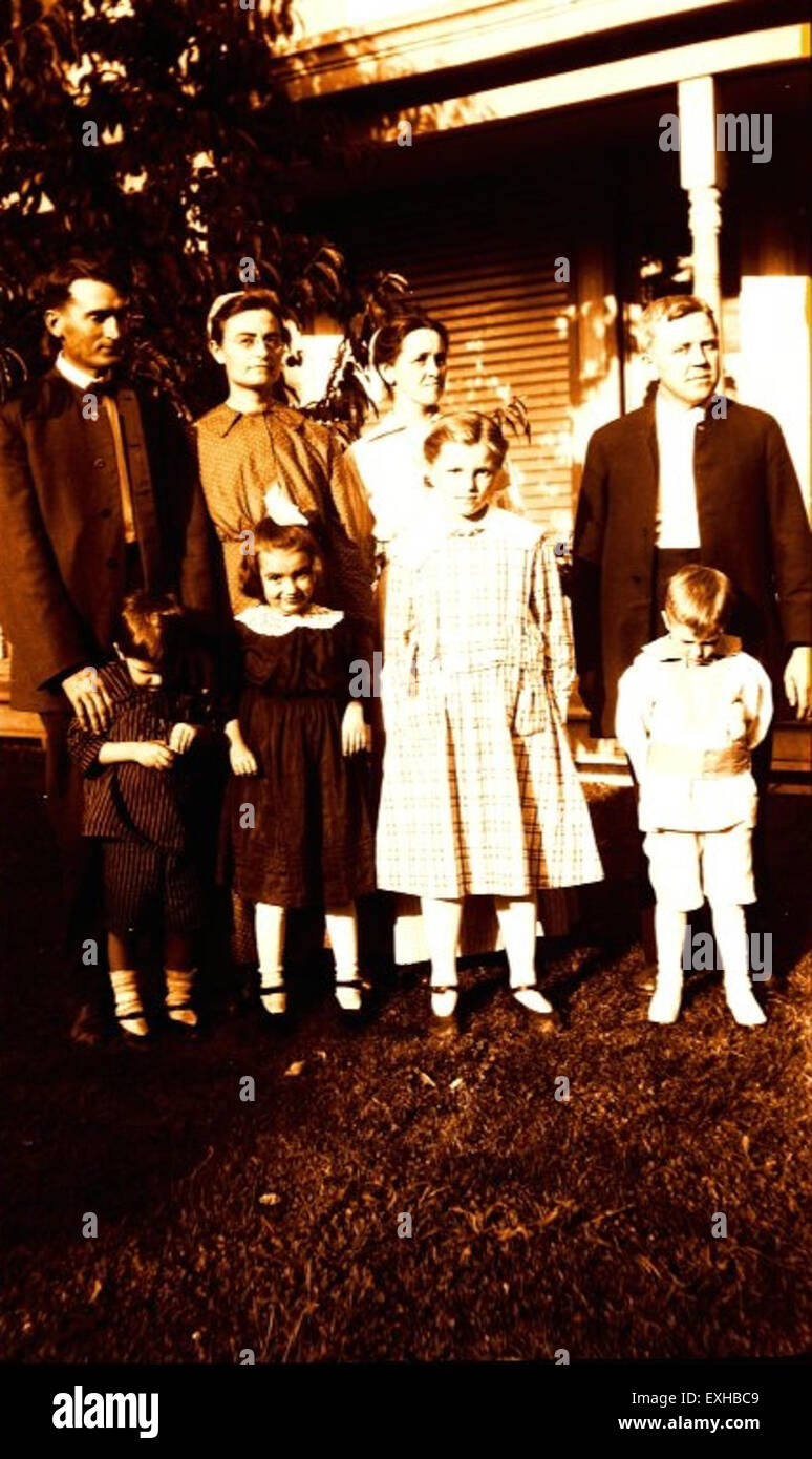 A family portrait of O. Orie Miller, capturing the family dynamic and ...