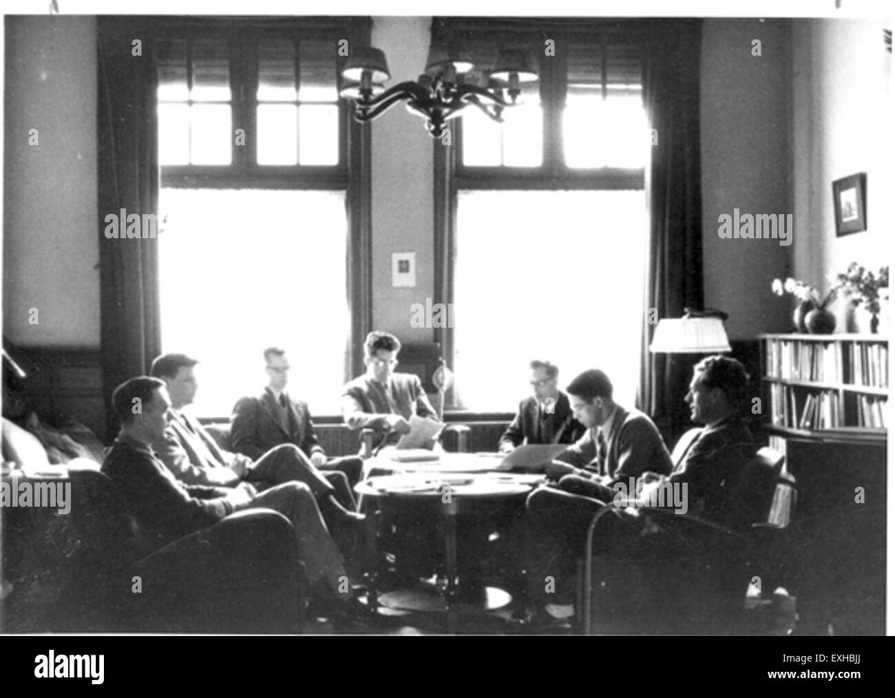 The first meeting of the Concern group in Amsterdam in 1952, focusing ...