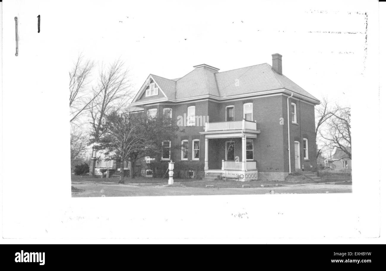 This photograph depicts the Fretz Home, a Mennonite residential ...