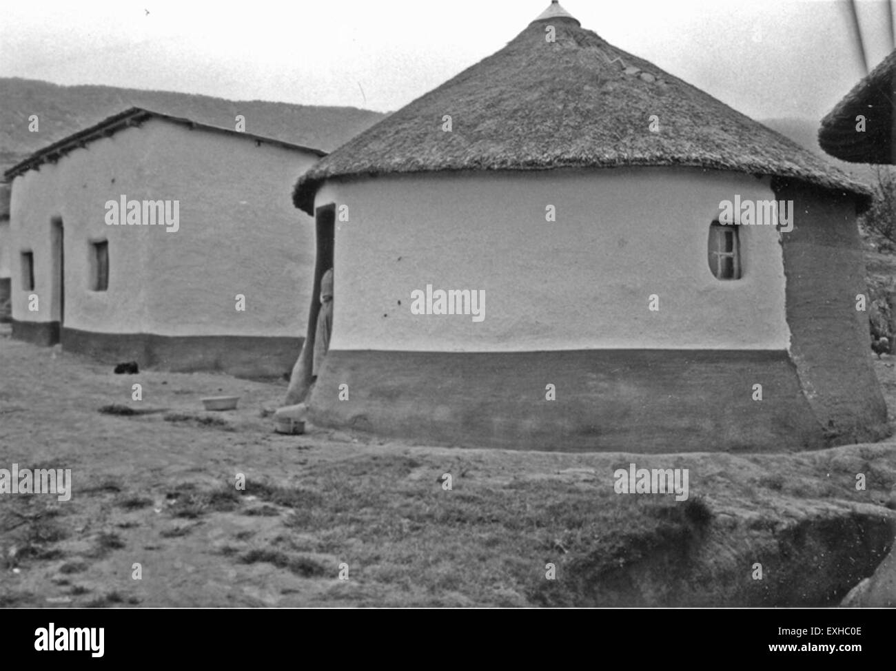 Front yard gardening Black and White Stock Photos & Images - Alamy
