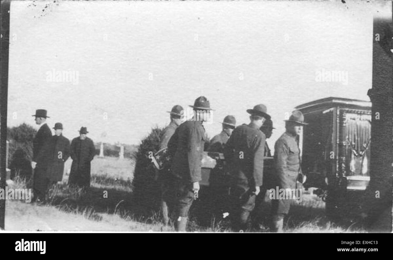 The funeral of Omer Schowalter, a member of the Mennonite community ...