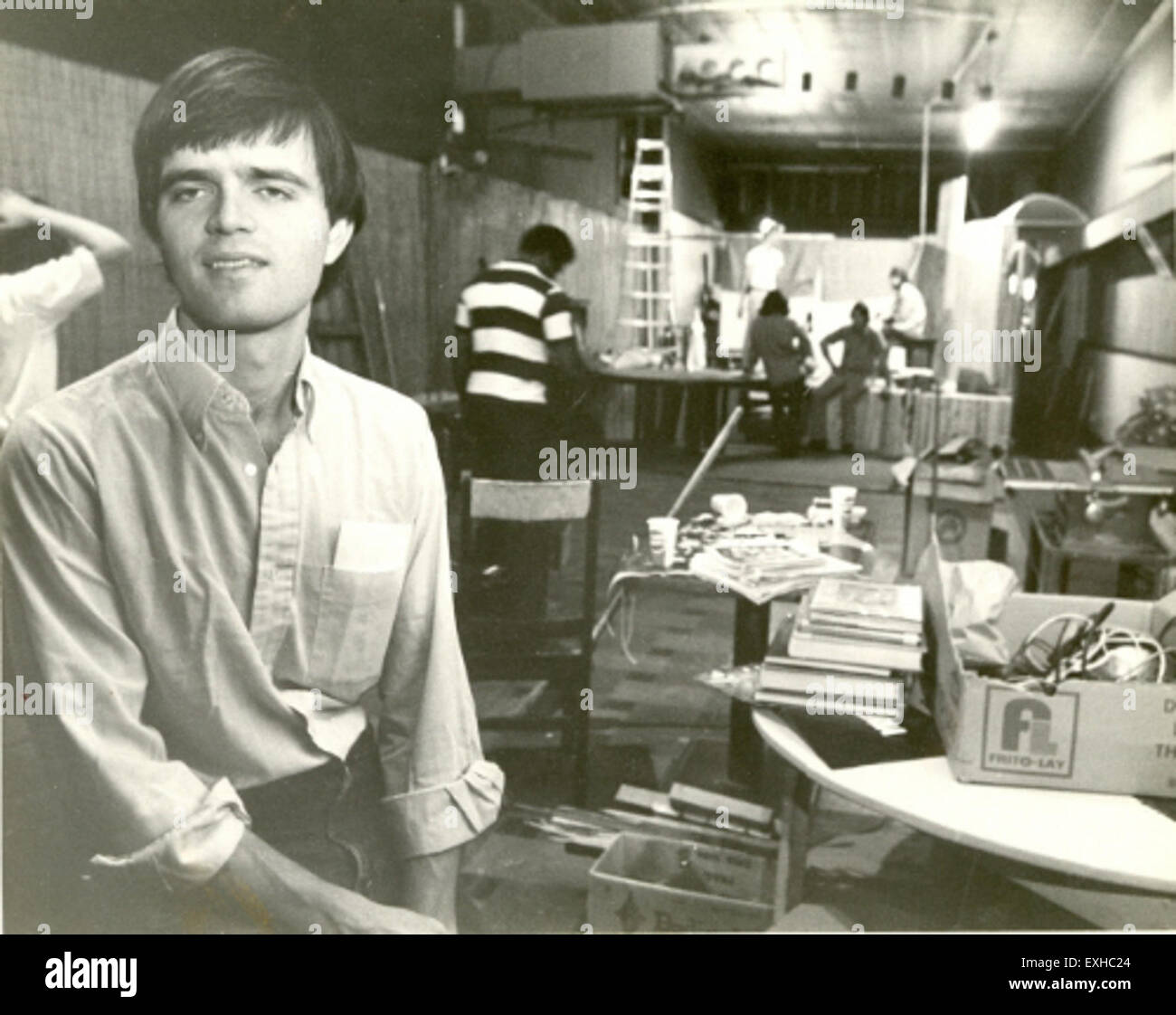 Peter Stucky in 1971, photographed in a personal or professional ...