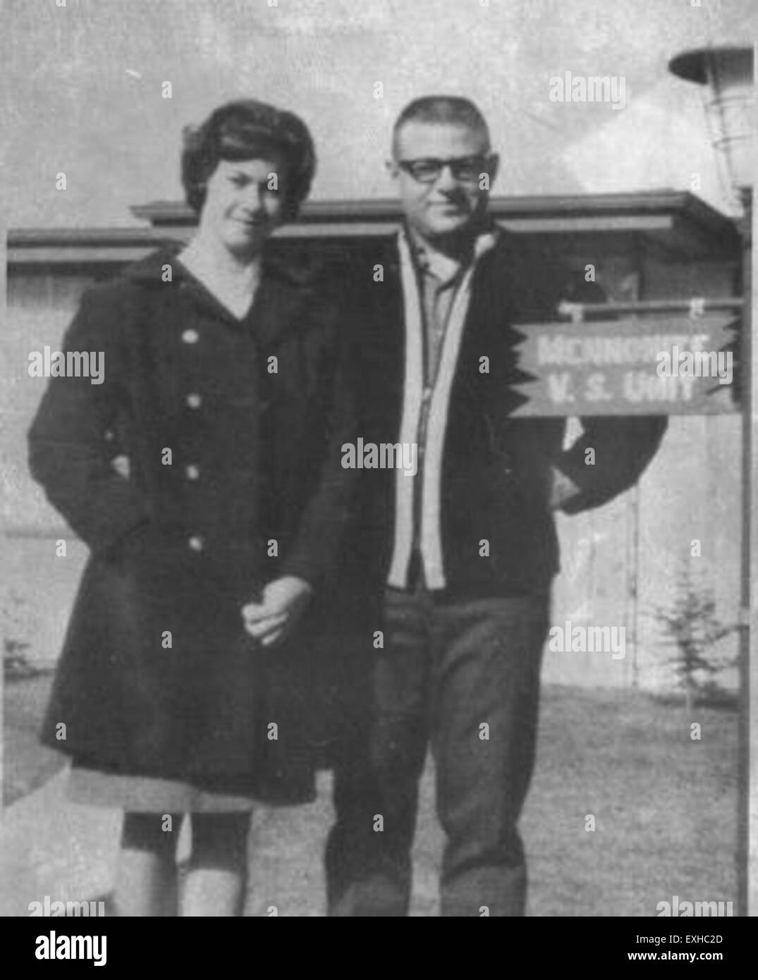 This photograph features Gene and Sue Yoder, members of the Mennonite ...