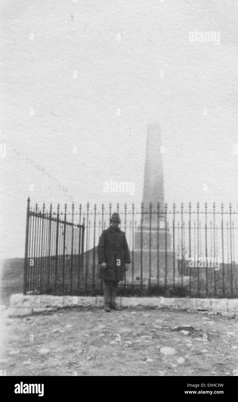 This image features Alfred L. Linscheid at the geographical center of ...