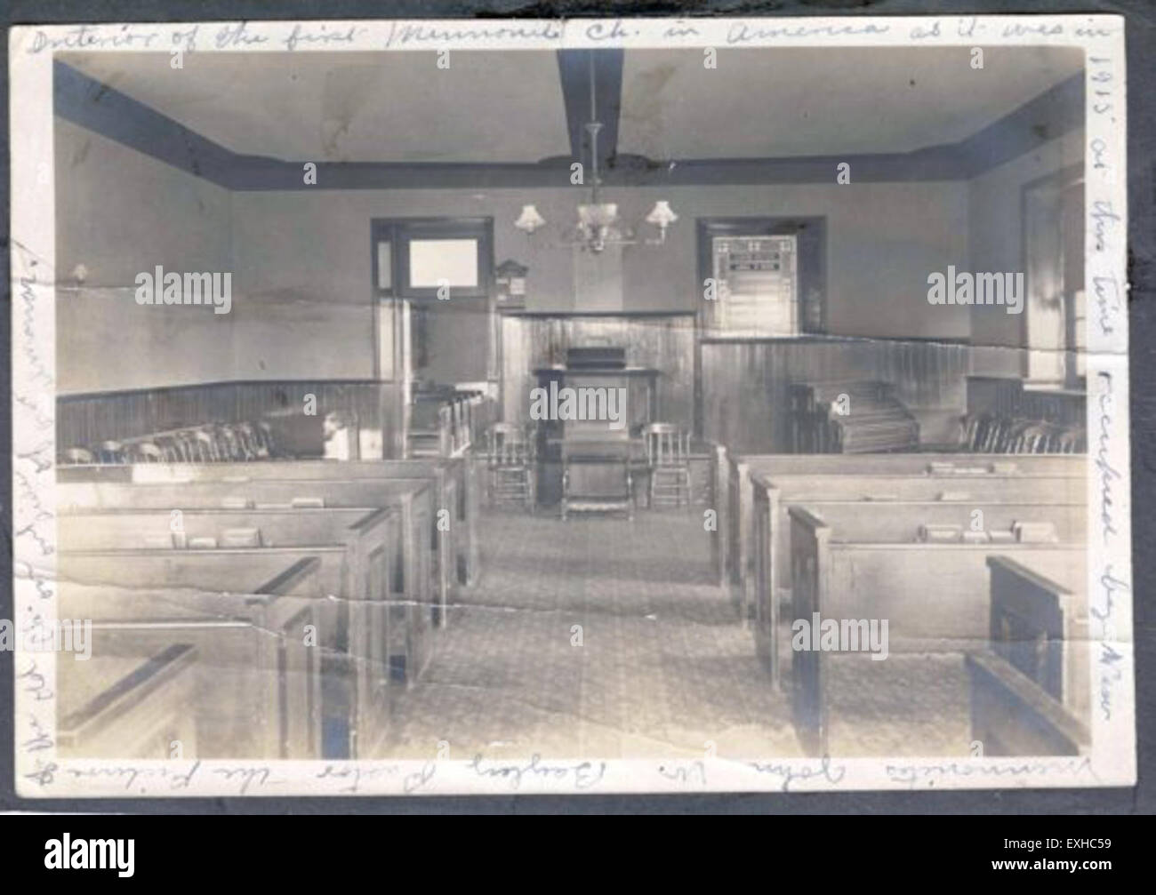 Interior of mennonite hi-res stock photography and images - Alamy