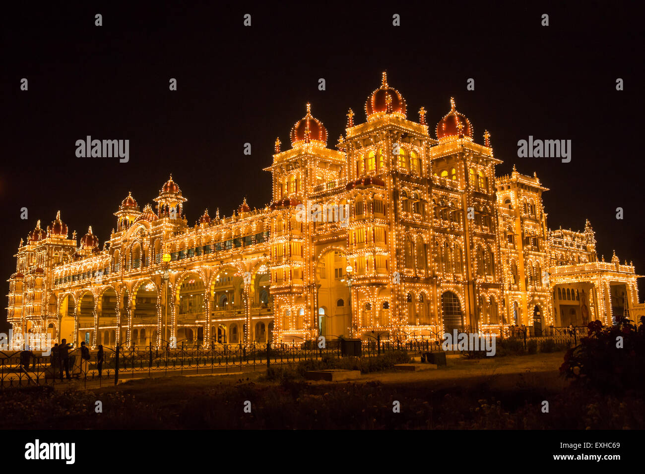 Top view of mysore palace hi-res stock photography and images - Alamy