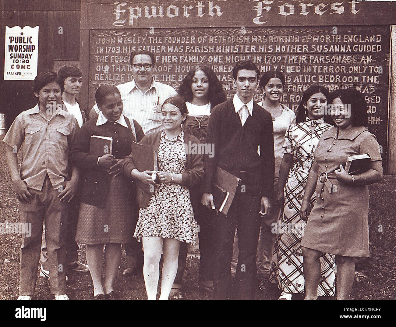 A group photo taken at the Mennonite Church Cross Cultural Youth ...