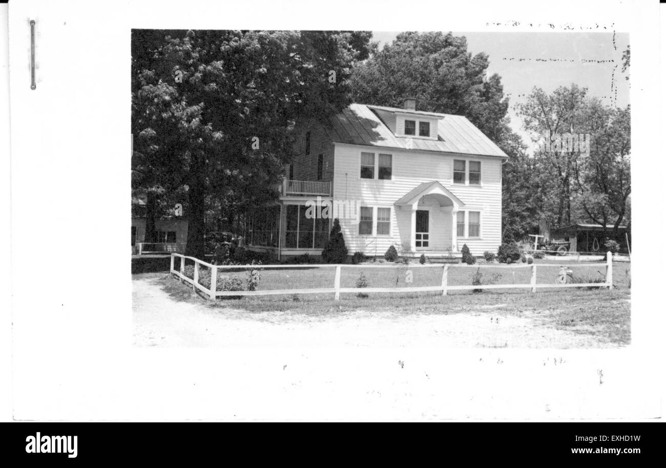 The H. Shank home in Denbigh, Virginia, serves as a historical ...