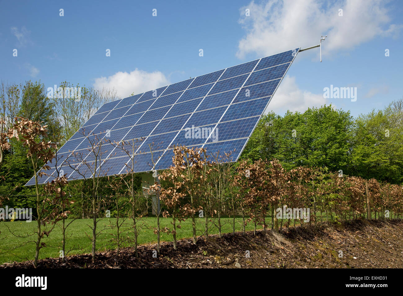 Dual axis 10 kW solar PV tracking array Habay Arlon Luxembourg Stock ...