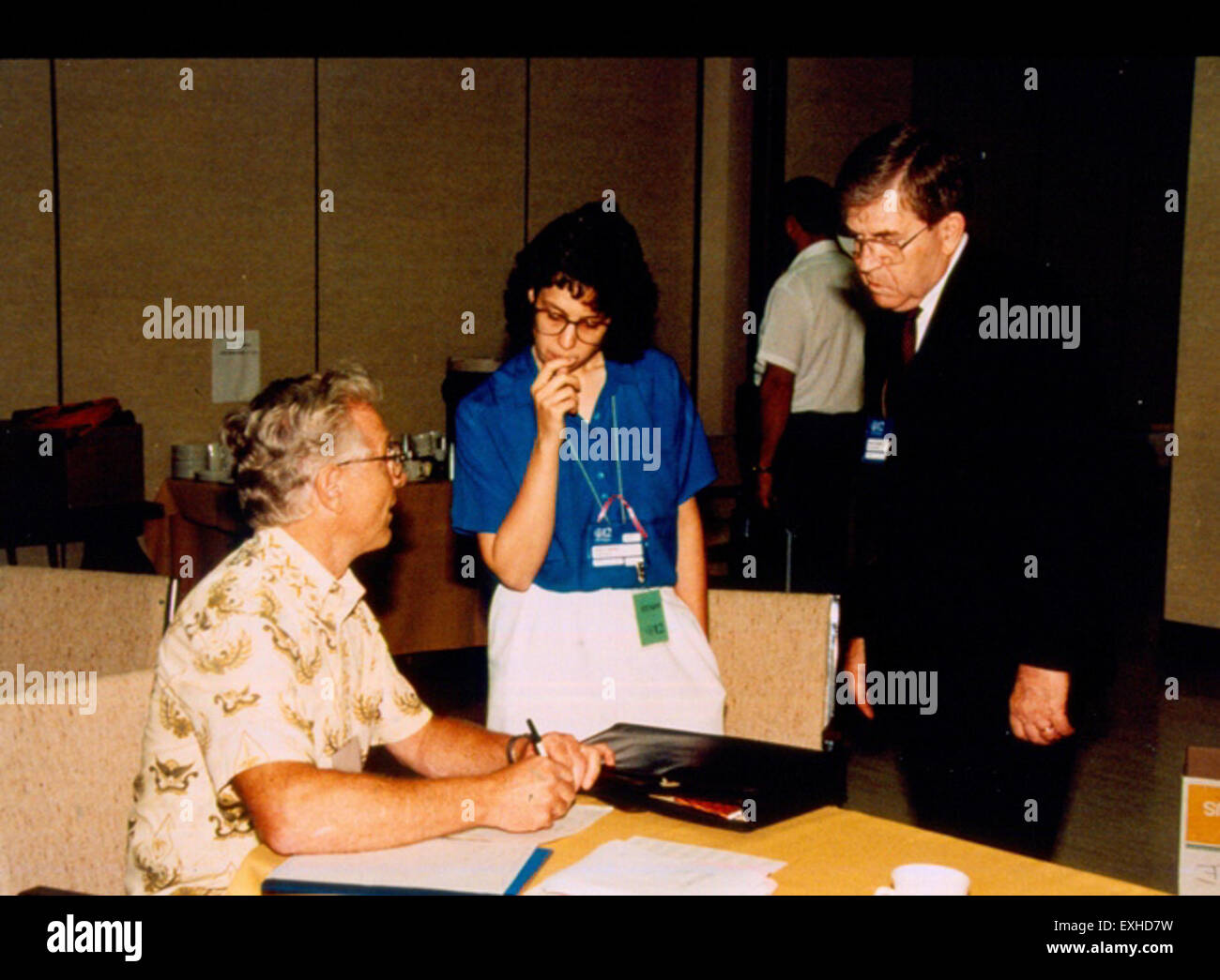Heads Joyce Peachy, Paul Kraybill, and Vern Preheim are depicted at the ...