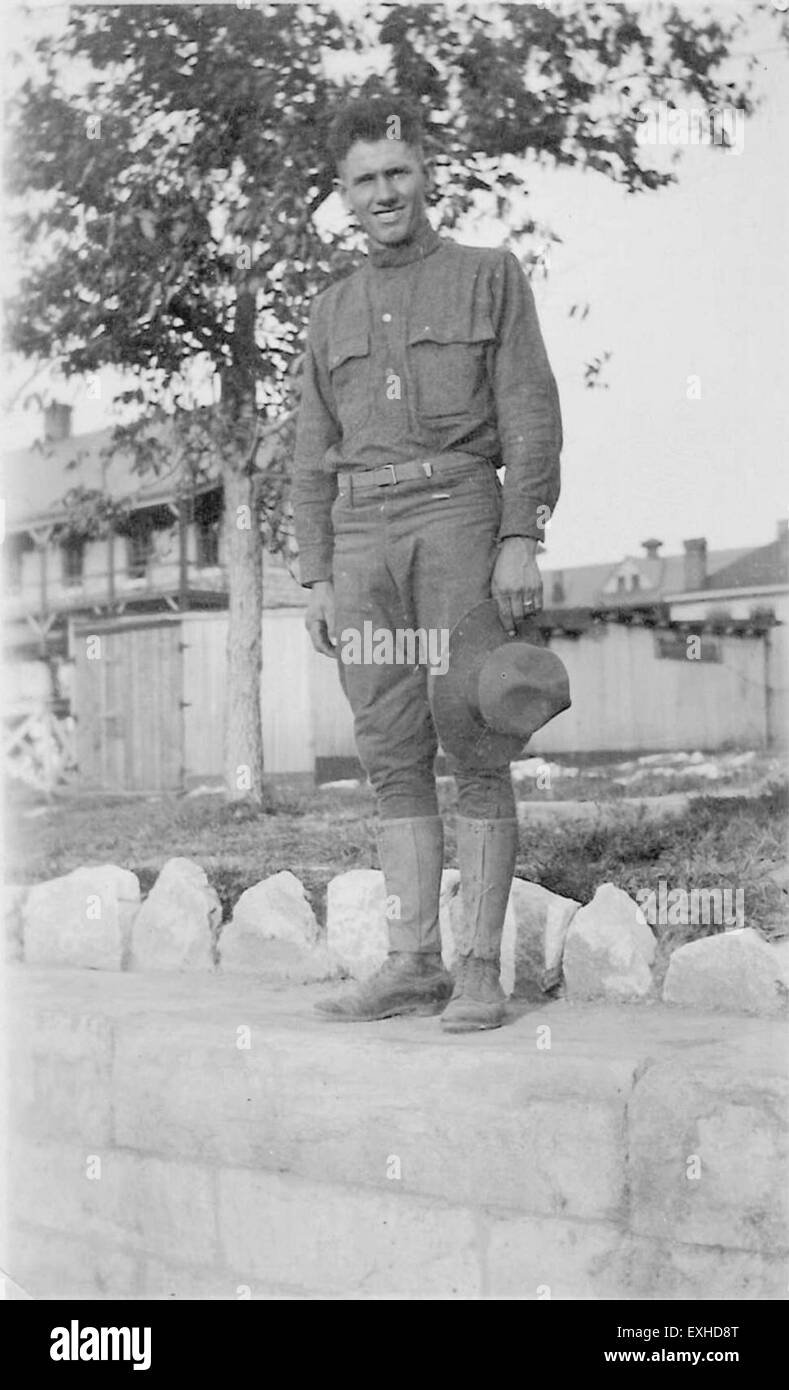 Henry Gaede is pictured at Fort Riley, a U.S. Army base. The photo ...