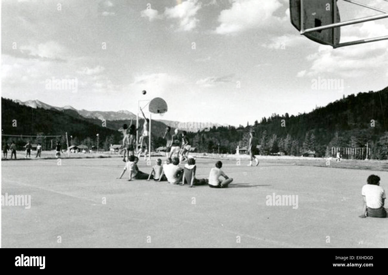 The 1980 Estes Park Basketball event captures a moment of community ...