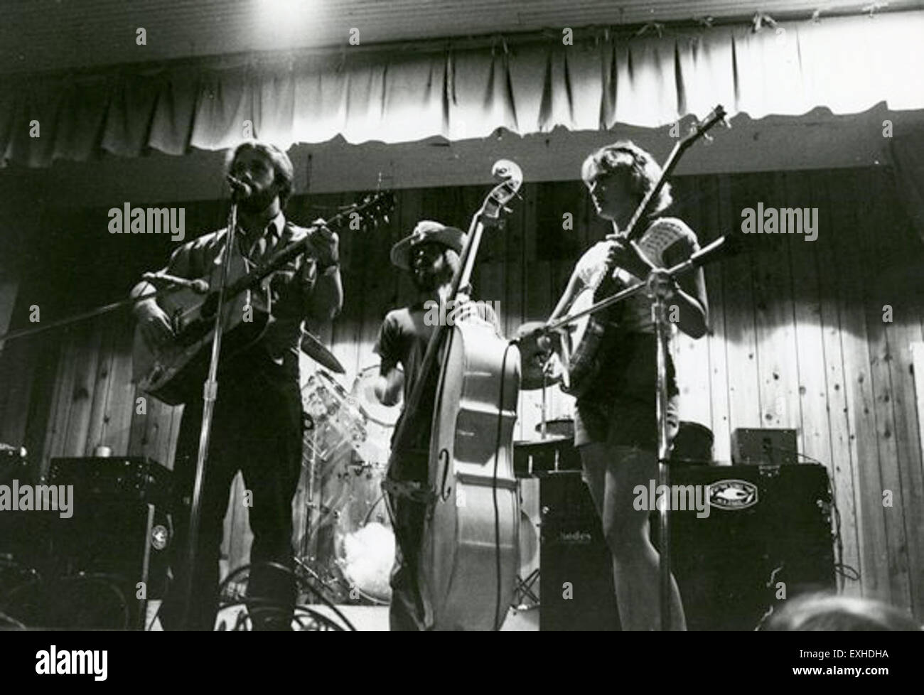 A music group performing at Estes Park in 1980, likely representing a ...