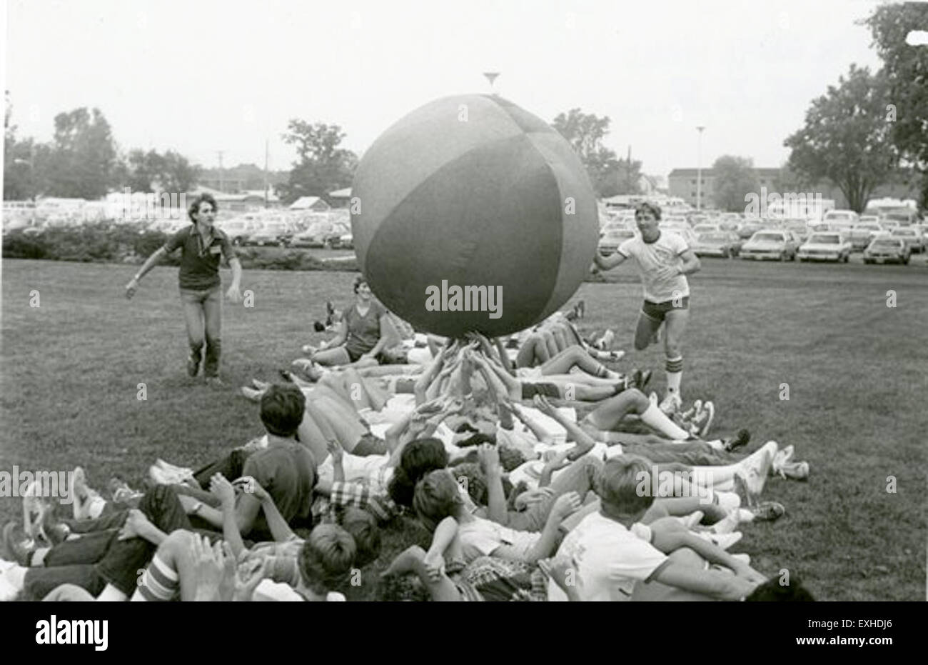 The 1981 Bowling Green Ball Activity captured a social gathering ...